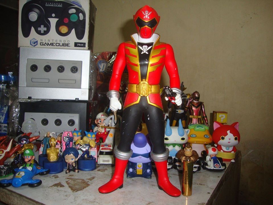 Power Rangers Super Megaforce Gokaiger Big Soft Vinyl Figure Gokai Red ...