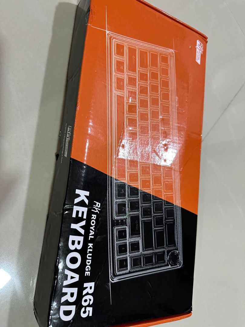 RK ROYAL KLUDGE R65 Wired Gasket Hot Swapple Mechanical Keyboard Brown Switch FREE KEYBOARD DUST ...