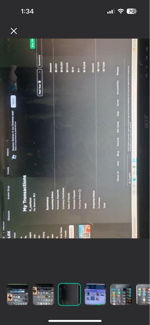 Roblox acc STACKED(check disc), Video Gaming, Gaming Accessories, In ...