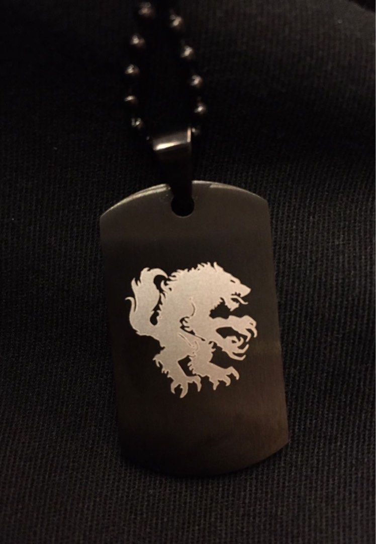 SATANIC WARMASTER Tag Chain Necklace Burzum Goatmoon Sargeist Vothana ...