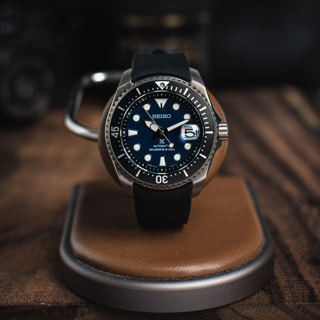 Seiko mod, Body Seiko Shogun Titanium, Blue Dial Seiko Sumo Original ...