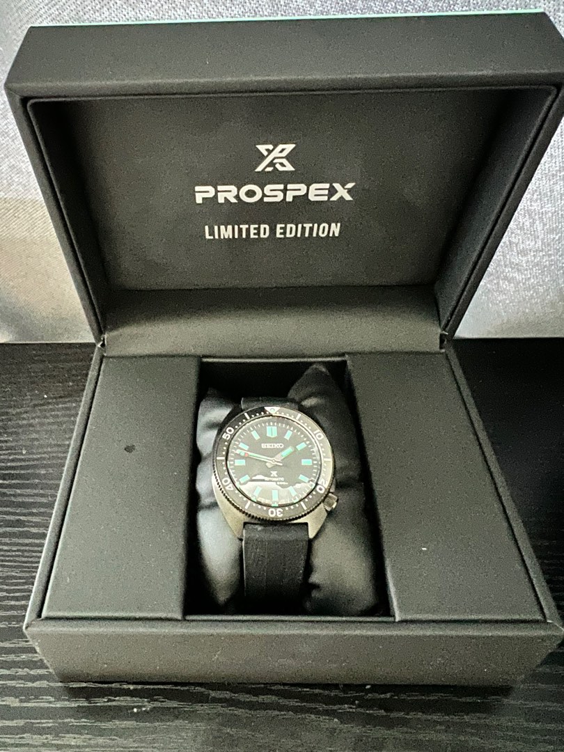 SEIKO PROSPEX SPB335J1 LIMITED EDITION BLACK SERIES NIGHT TURTLE MEN ...