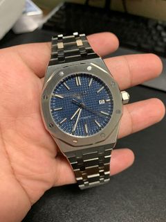 Seiko Mod X Ap Royal Oak Blue Dial, Men's Fashion, Watches ...
