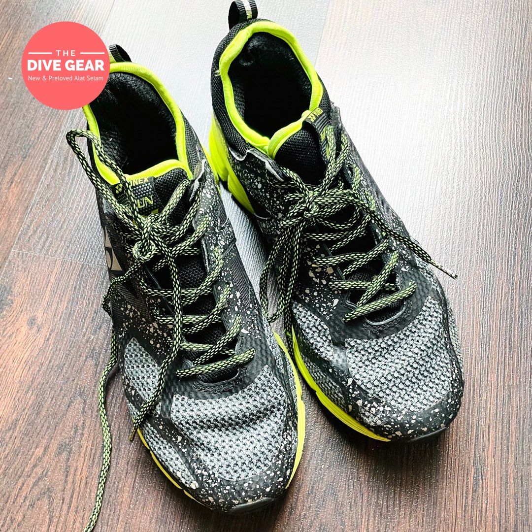 Sepatu Badminton YONEX Original Shoes TRU RUN ALPHA - Neon Lime Green ...