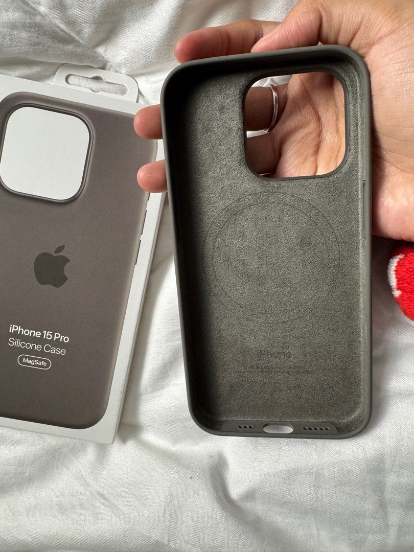 Silicone case clay magsafe original iphone 15 pro apple, Mobile Phones & Gadgets, Mobile ...