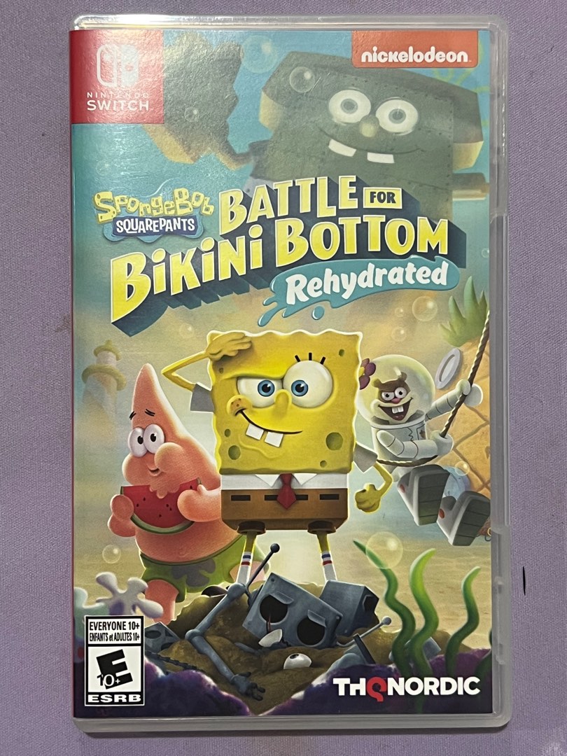 Spongebob Nintendo Switch Game, Video Gaming, Video Games, Nintendo on ...