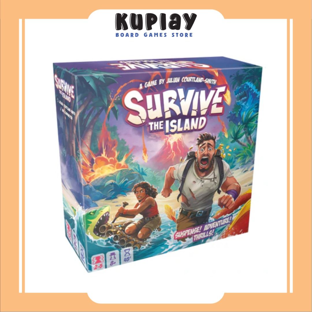 Survive The Island (Original) Survival, Dice Rolling board game | made ...