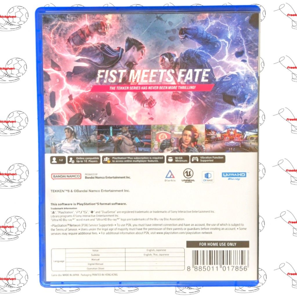 TEKKEN 8 Physical Disc (Region 3), Video Gaming, Video Games ...