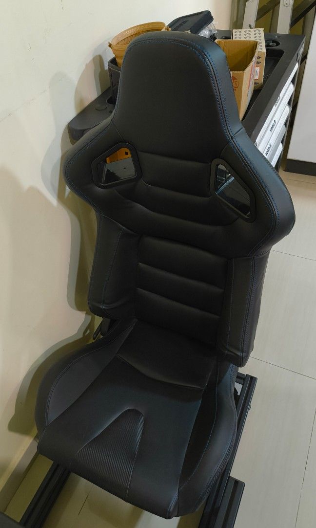 Thrust Master T150 with rig and racing chair, Video Gaming, Gaming ...