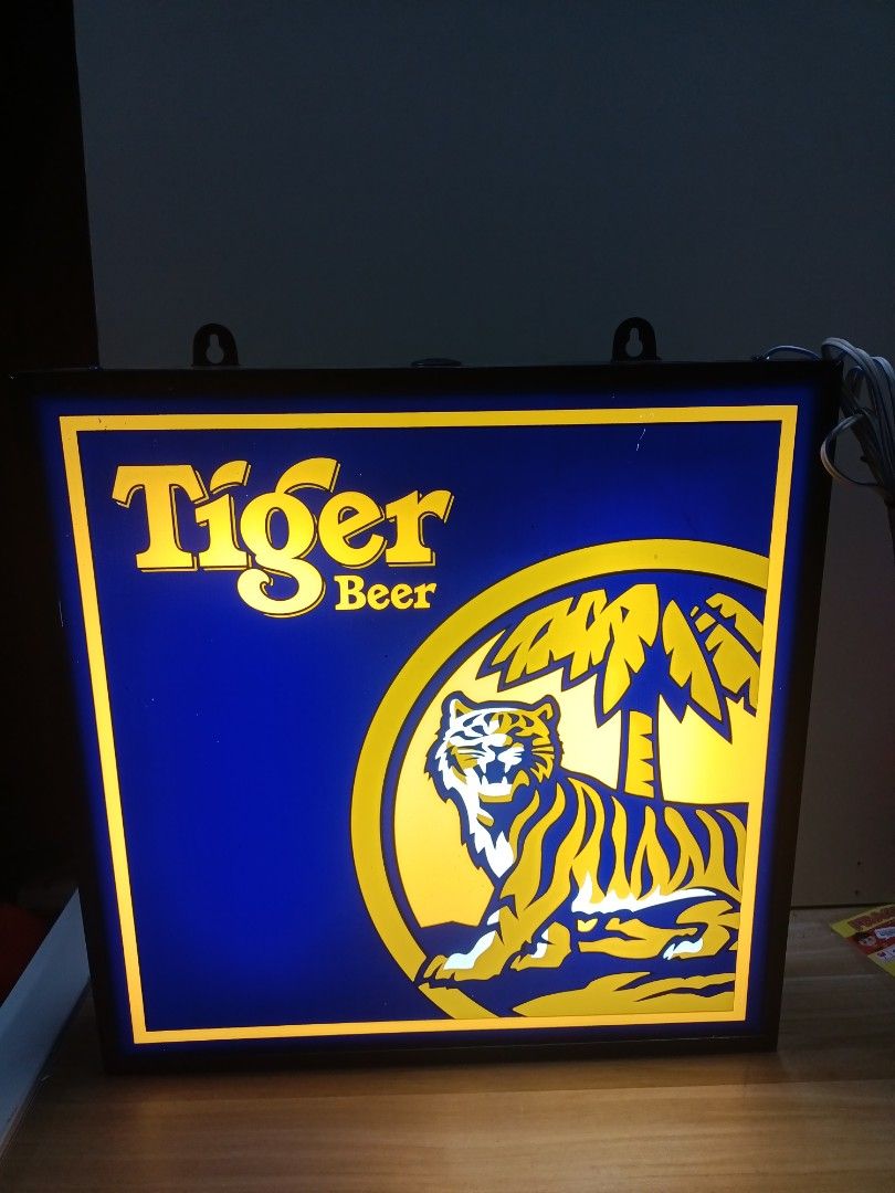 Tiger beer lightbox, Hobbies & Toys, Collectibles & Memorabilia ...