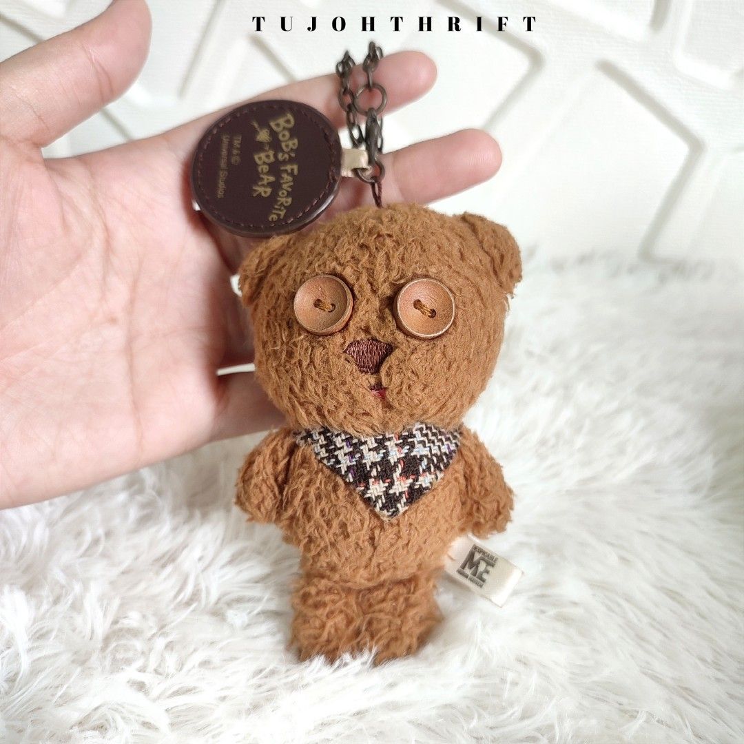 Tim Bear Minion Keychain Plush Universal Studios, Everything Else ...