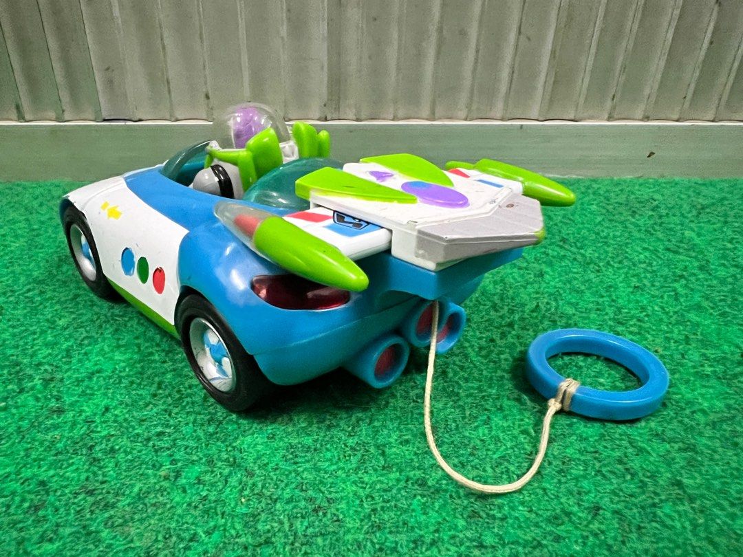 Toy Story Buzz Lightyear Pull Back & Go Race Car, Hobbies & Toys, Toys ...