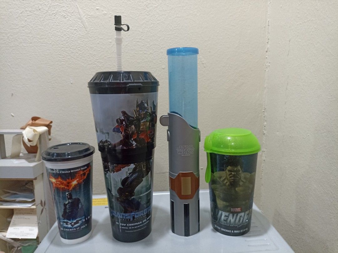 Tumbler cup tgv gsc the dark knight transformers dark of the moon hulk ...