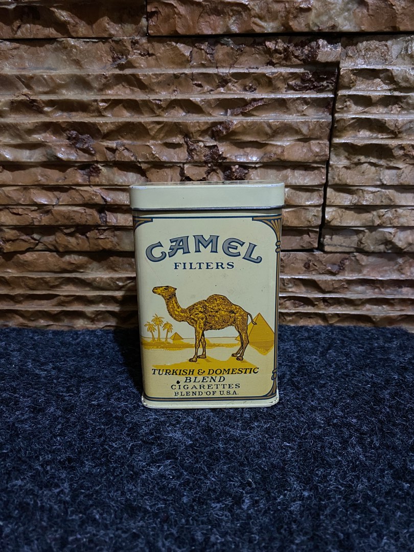 VINTAGE CAMEL CIGARETTE TIN CAN, Hobbies & Toys, Memorabilia ...