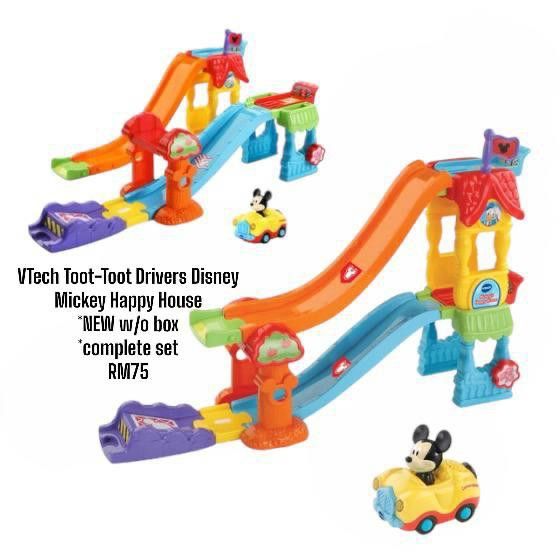 Vtech Toot Toot Drives Disney Mickey Hapoy House, Hobbies & Toys, Toys ...