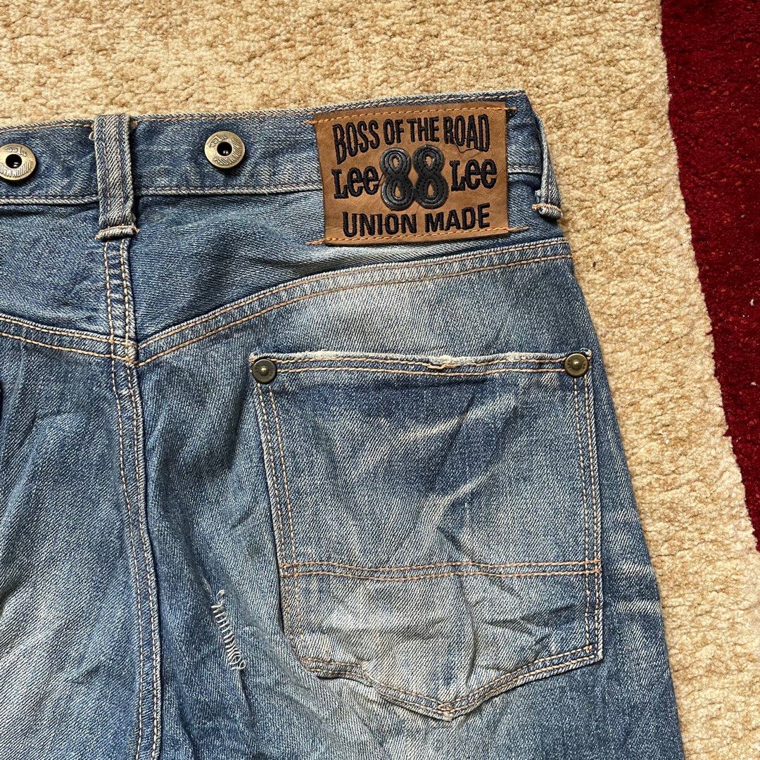 VTG LEE BOSS OF THE ROAD DENIM JEANS, Men's Fashion, Bottoms, Jeans on Carousell