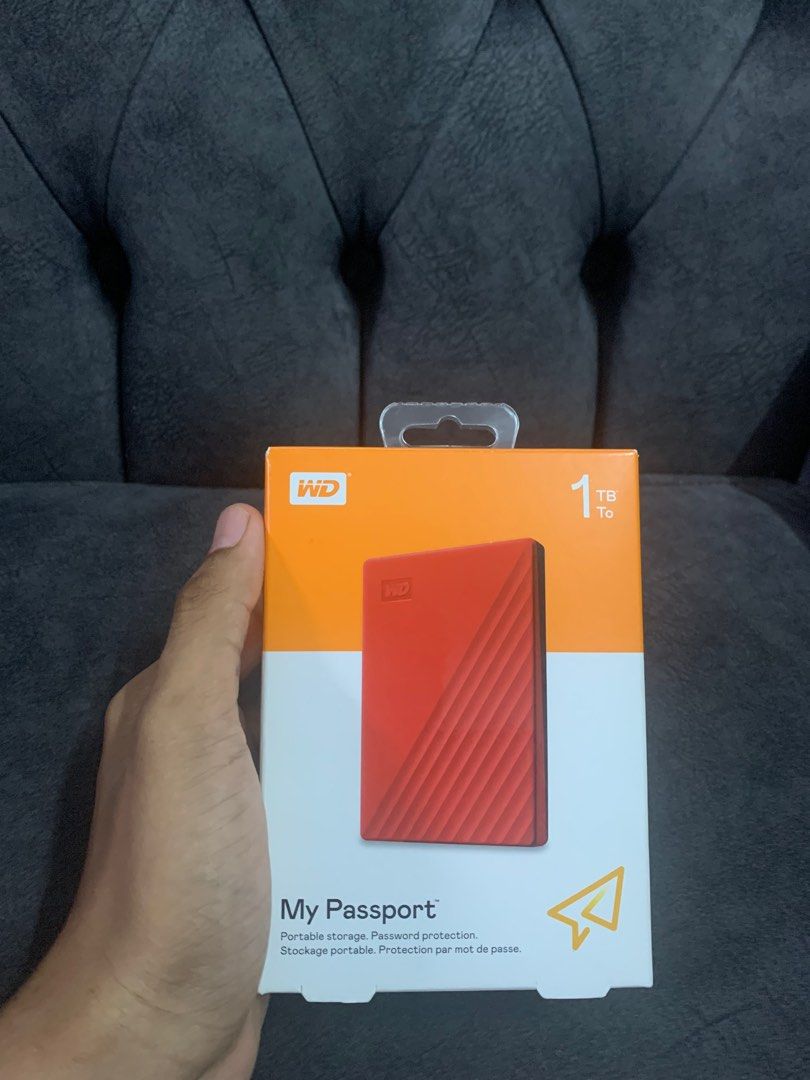 WB My passport 1TB, Computers & Tech, Parts & Accessories, Other ...
