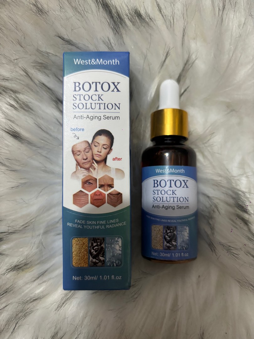 West&Month BOTOX Stock SOLUTION Anti-Aging Serum Fade Skin Fine Lines ...
