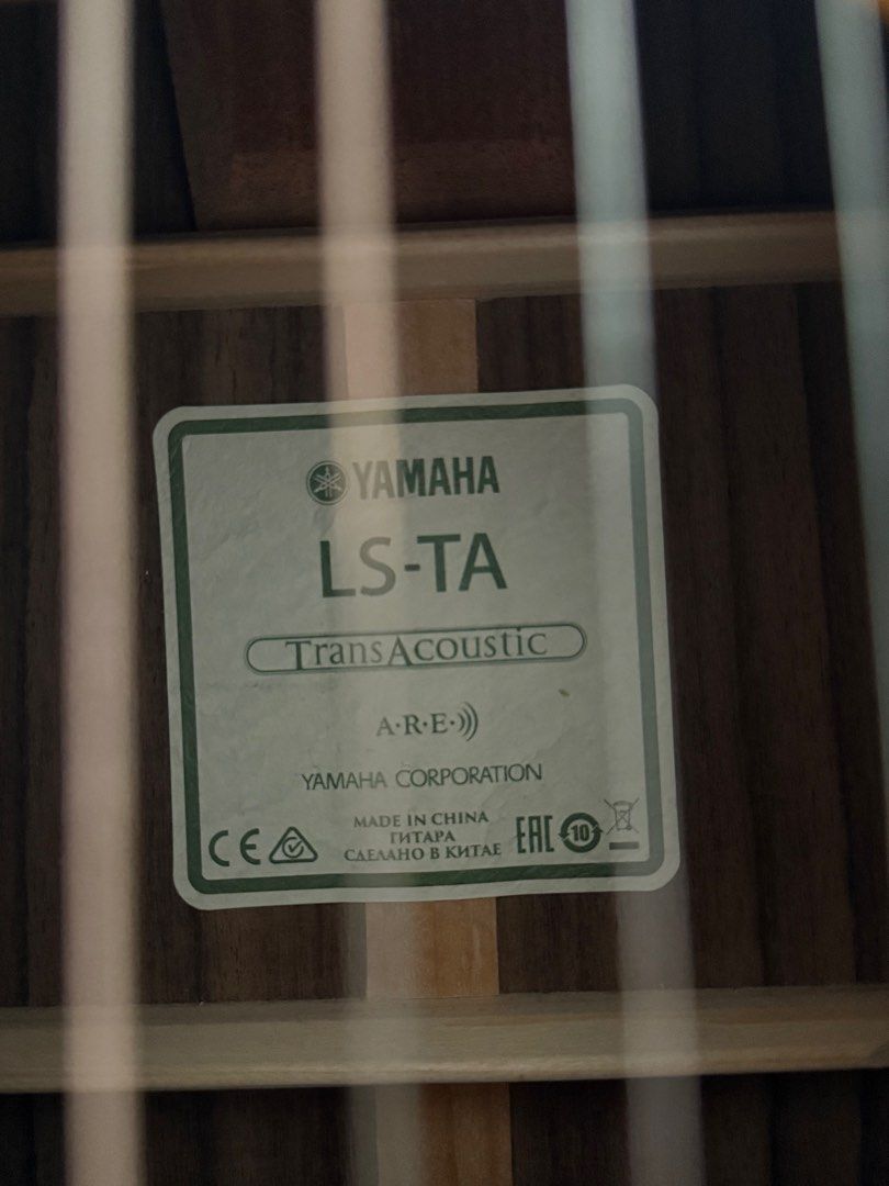 Yamaha LS-TA TransAcoustic Concert Acoustic-Electric Guitar, Hobbies ...