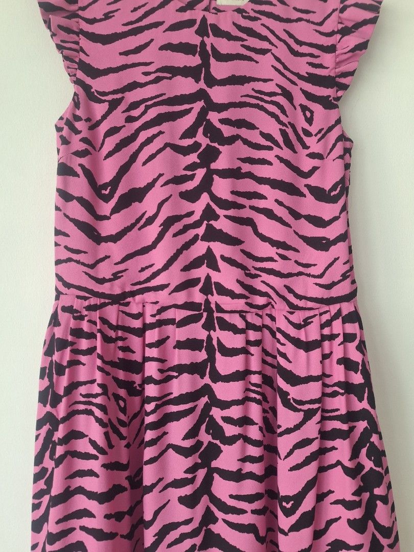 YSL Yves Saint Laurent Pink Zebra Dress, Women's Fashion, Dresses ...