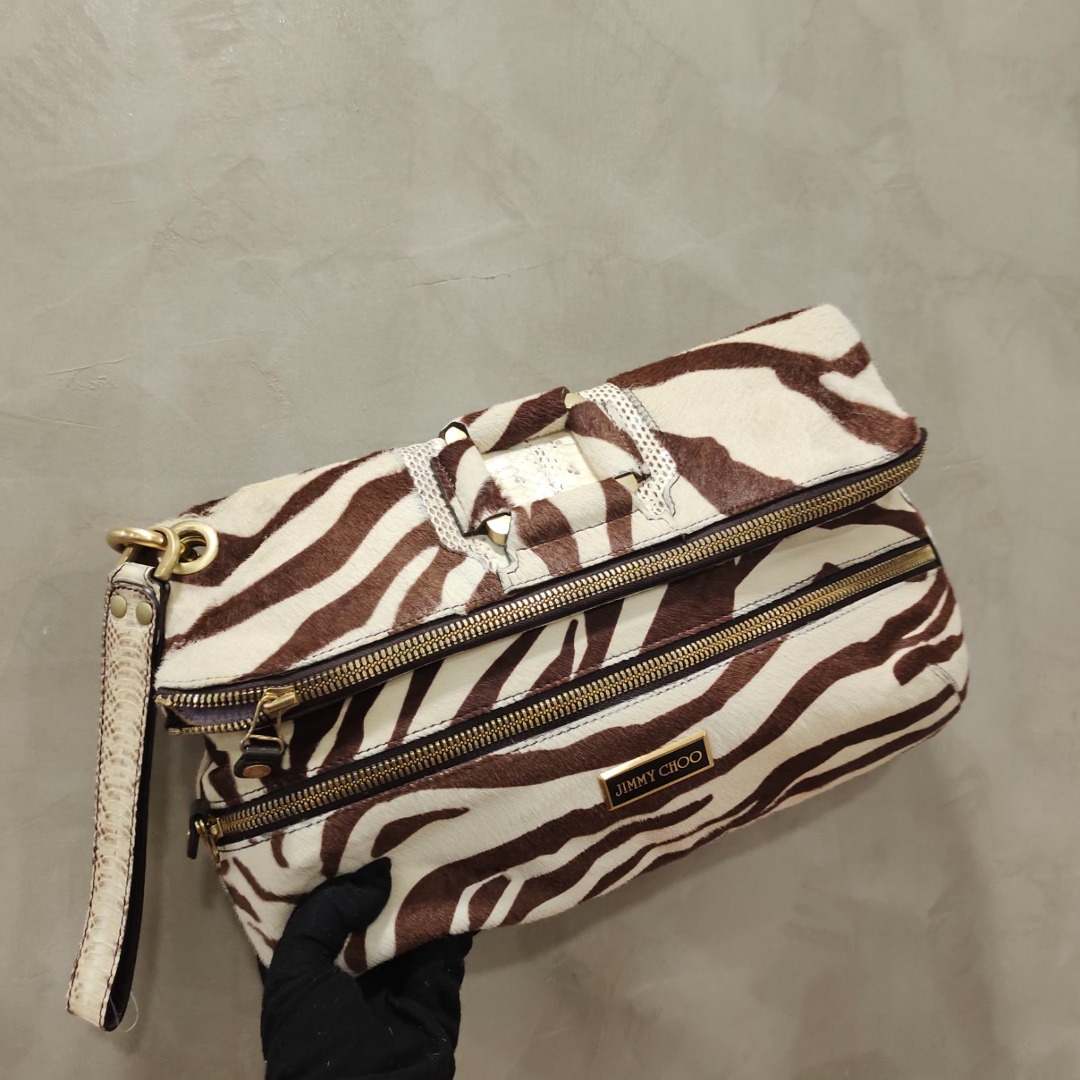 247005694 JIMMY CHOO BAG UNBORN CALF CLUTCH, Luxury, Bags & Wallets on ...