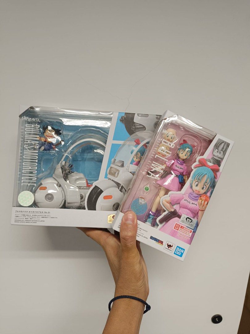 全新 SHF S.H.Figuarts Bulma's Motorcycle 莊子電單車+ 莊子 set 龍珠, 興趣及遊戲, 玩具 & 遊戲 ...