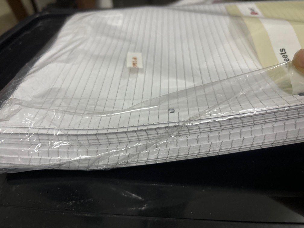 A4 Examination Sheets narrow line 6mm 70gsm, Hobbies & Toys, Stationery ...