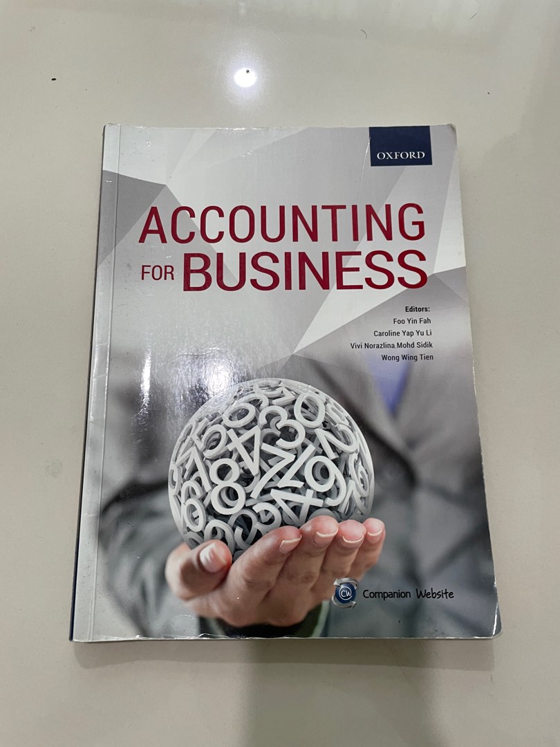 Accounting for Business (ACC1014 - Principles of Financial Accounting ...