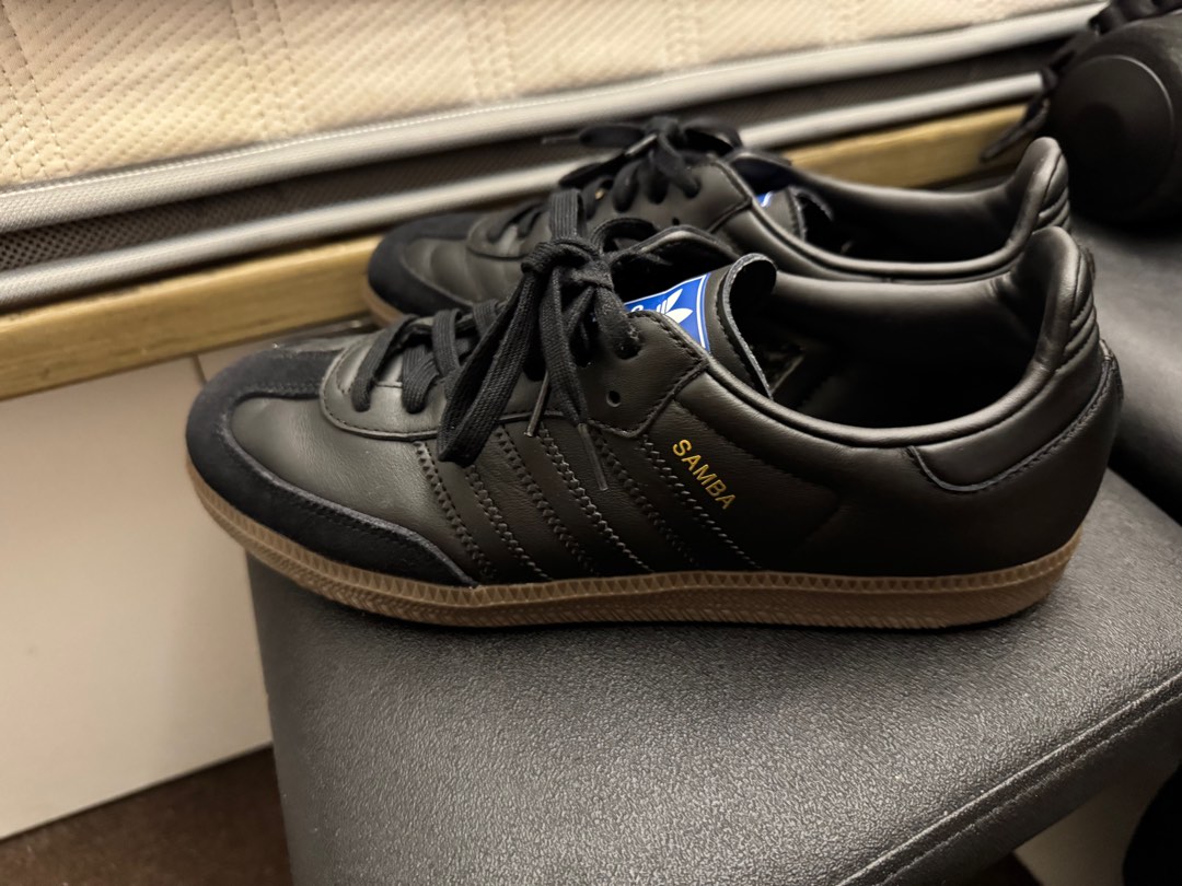 Adidas Samba OG "Triple Black" sneakers 購自日本，無單無盒, 男裝, 鞋, 波鞋 - Carousell