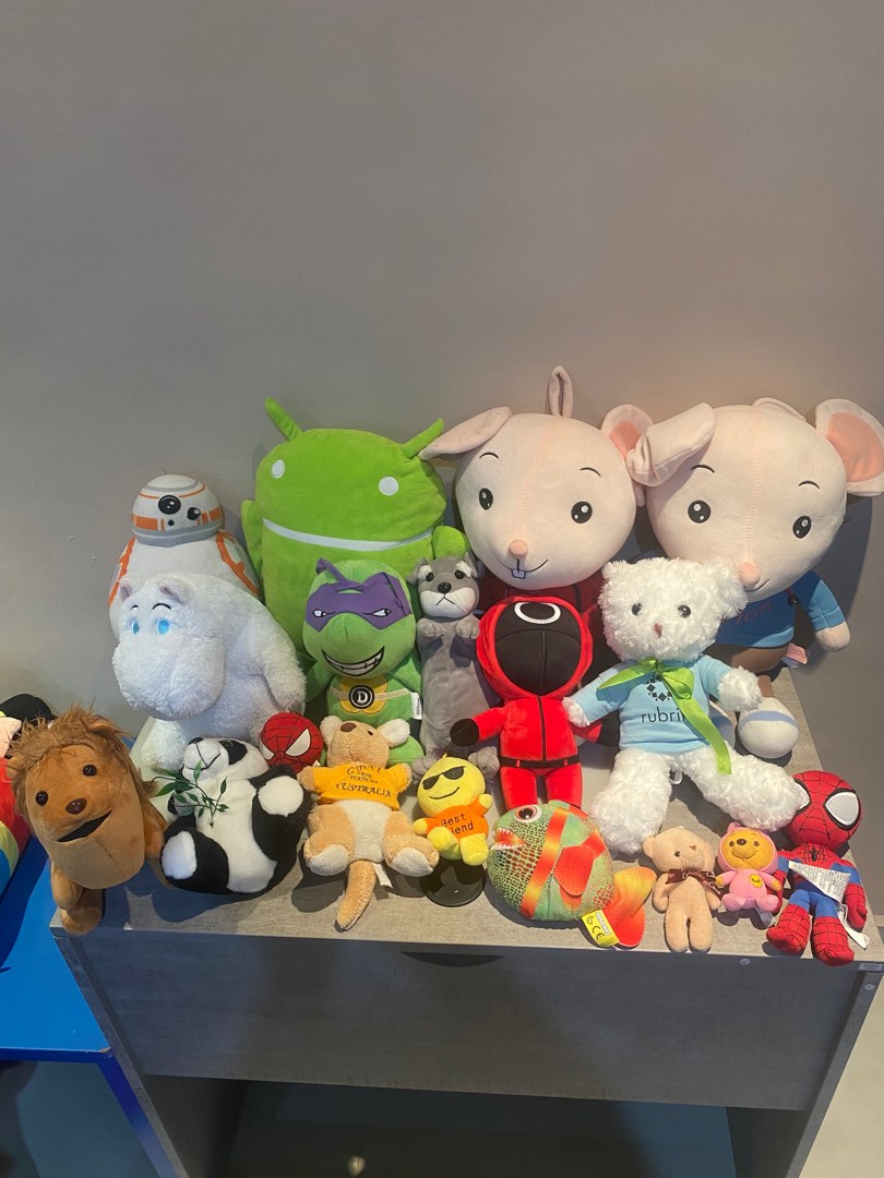 assorted soft toys, Hobbies & Toys, Toys & Games on Carousell