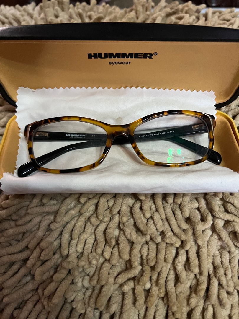Authentic Hummer Animal Print Prescription Glasses, Women's Fashion ...