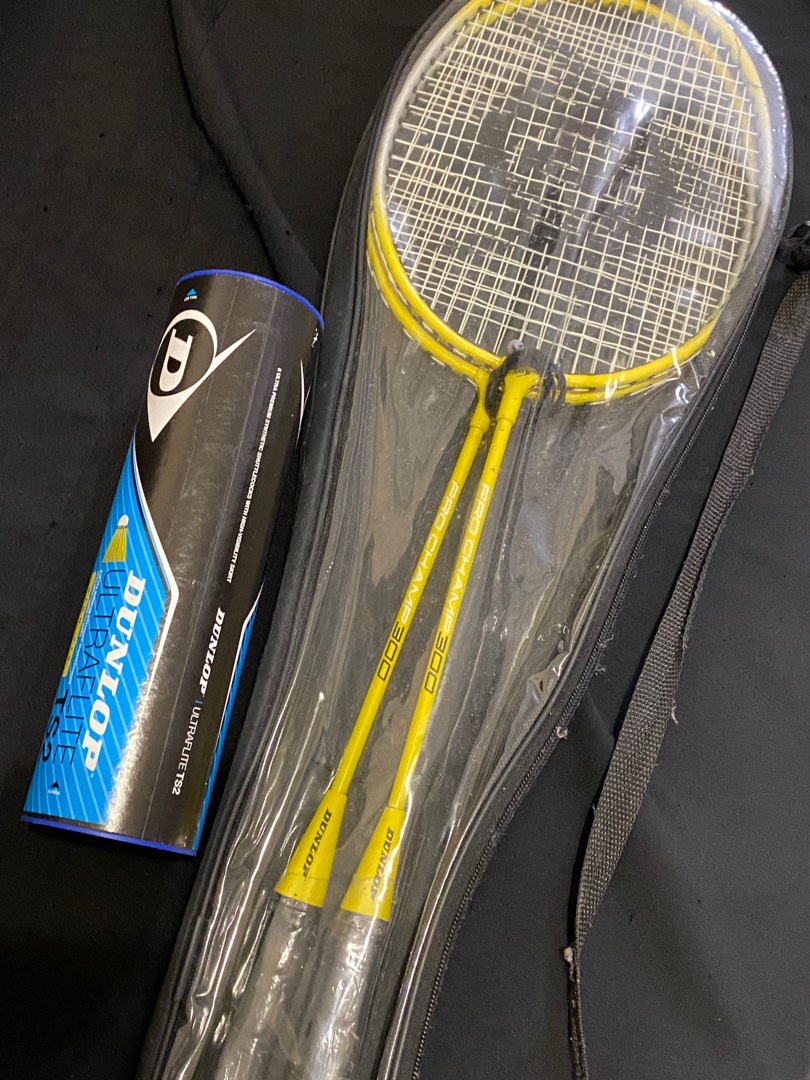 Badminton Racket Set (2 badminton racket with free 4 branded ...
