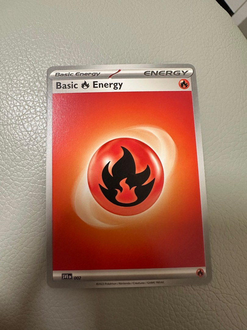 Basic Fire Energy - SVE002, Hobbies & Toys, Toys & Games on Carousell