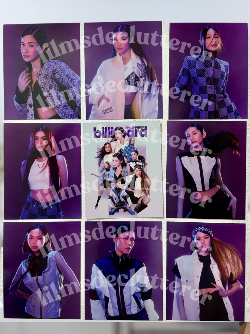 BINI Billboard PH Photocards and Maganize Cover OT8 Bloom, Hobbies ...