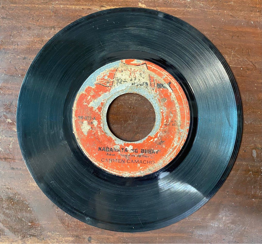 Carmen Camacho - Kabanata Ng Buhay - OPM Philippines Original Music Vinyl 45 Rpm - Damaged Label ...
