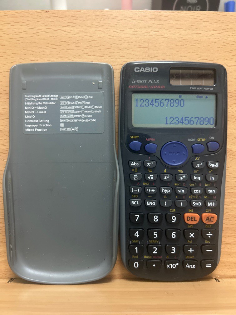 Casio FX-85GT PLUS Scientific Calculator, Hobbies & Toys, Stationary & Craft, Stationery ...