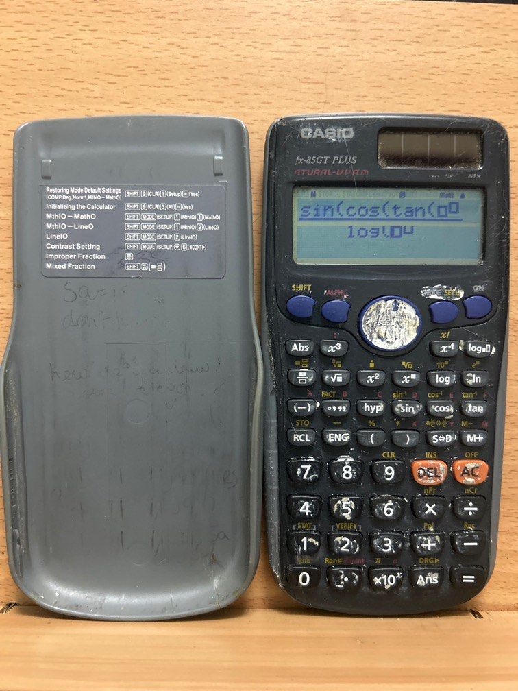 Casio FX-85GT Plus Scientific Calculator (Physical Flaws/Dead Pixel ...