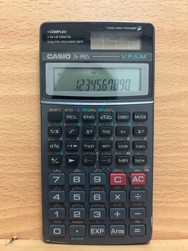 Casio FX-992S Scientific Calculator With Number System Function and ...