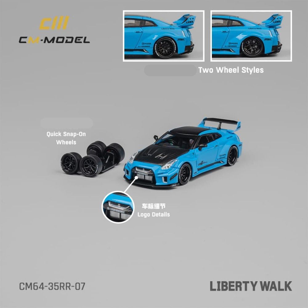 CM Model 1/64 Scale Nissan LBWK GT-R R35 Super Silhouette 35GT-RR 3.0 ...