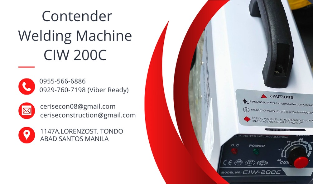 Contender Welding Machine CIW 200C, Commercial & Industrial ...