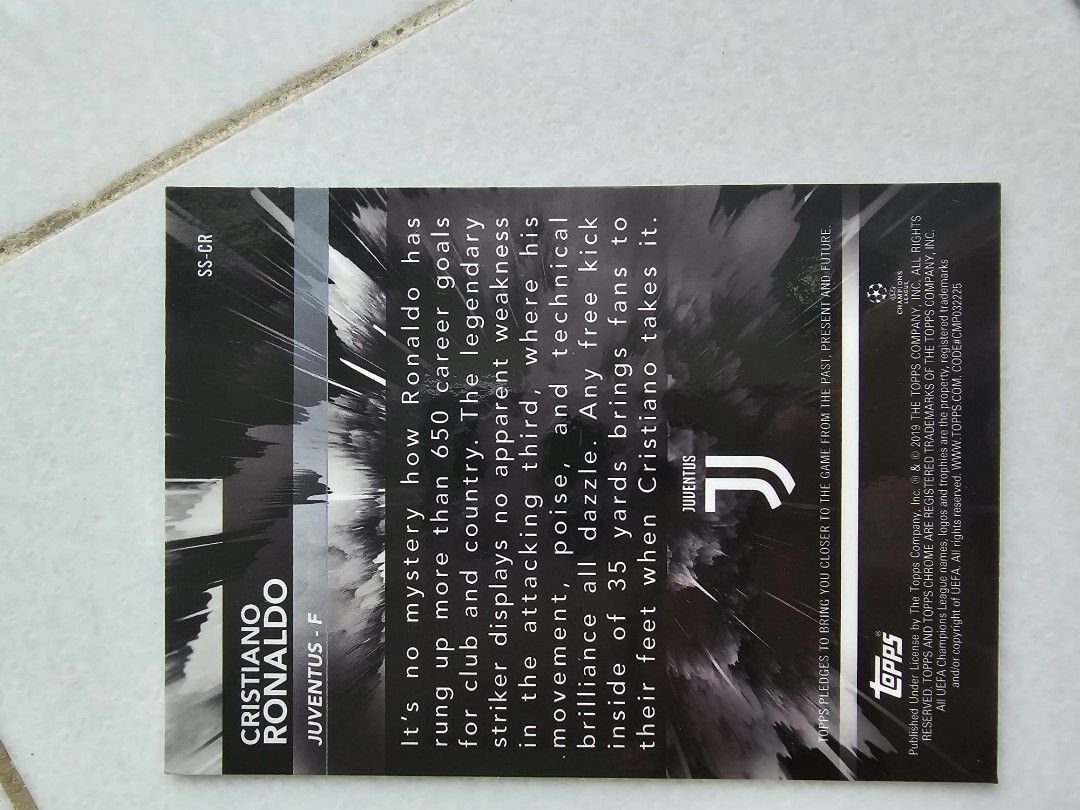 Cristiano Ronaldo card, Hobbies & Toys, Memorabilia & Collectibles, Fan ...