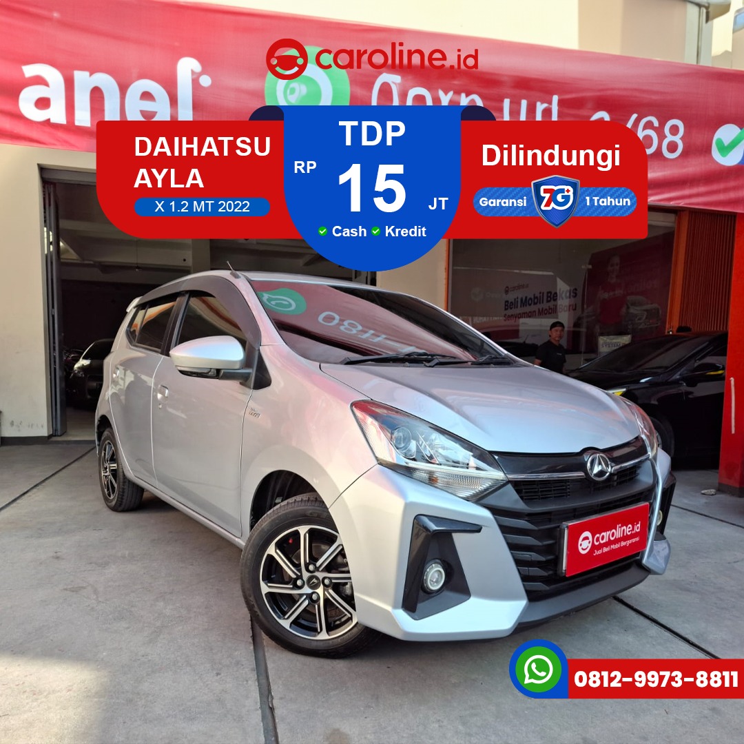 Daihatsu Ayla X 1.2 MT 2022 Mobil Bekas TDP Ceper, Mobil & Motor, Mobil ...