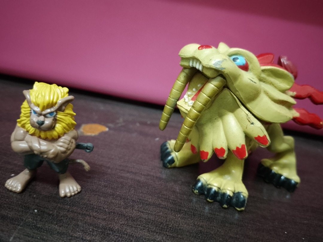 Digimon set -Leomon , Saber Leomon, Hobbies & Toys, Toys & Games on ...