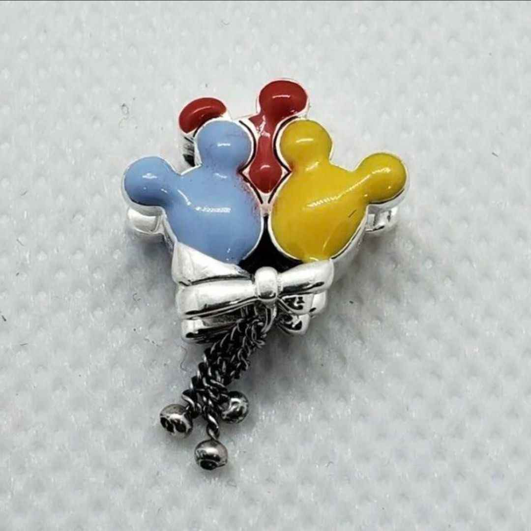 Disney Parks Pandora Mickey Mouse Balloons Charm WDW DL Exclusive Dangle NIB, Women's Fashion ...