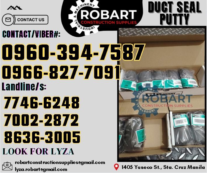 Duct Seal Putty Panduit, Commercial & Industrial, Construction Tools ...