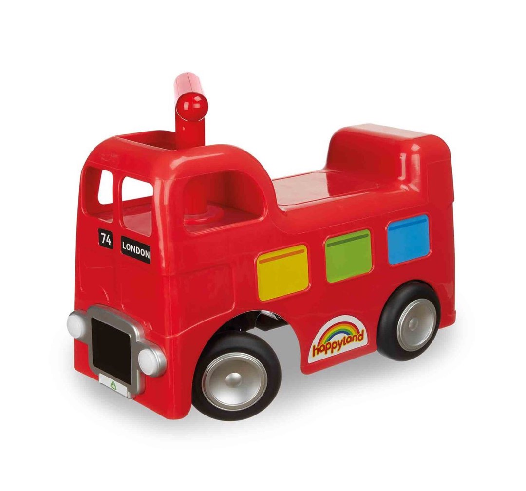 Elc mothercare Happyland Bus Ride On, Babies & Kids, Infant Playtime on ...