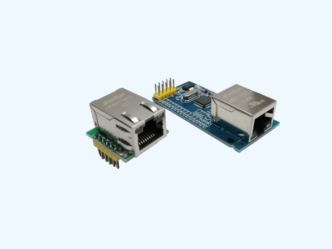 ETHERNET NETWORK MODULE HARDWARE SPI to LAN/ ETHERNET TCP / IP 51 / STM32, 1-PC per ORDER ...