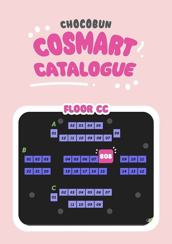[Event] Cosmart 2024 @ Booth B08 ChoCoBun @ Level CC Paradigm Mall PJ ...