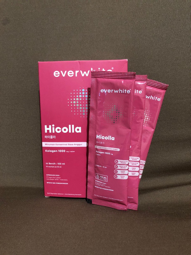 Everwhite Collagen Hicolla, Kesehatan & Kecantikan, Kulit, Sabun & Tubuh di Carousell