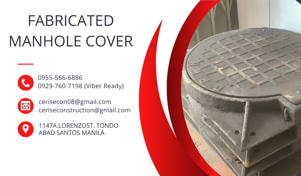 Fabricated Manhole Cover, Commercial & Industrial, Construction Tools ...